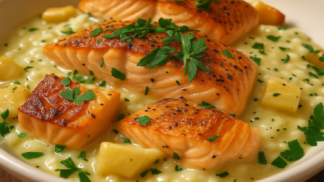 "Pavé de Saumon à la Crème de Ciboulette : Recette Délicieuse"